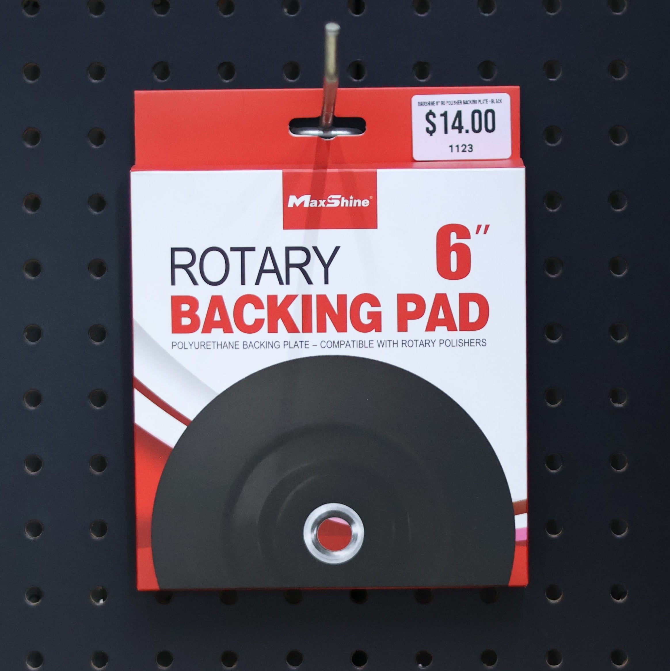 Maxshine 6" RO Polisher Backing Plate - Black